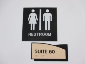 ADA Compliant Signage with Braille – Labels Badges and Signs
